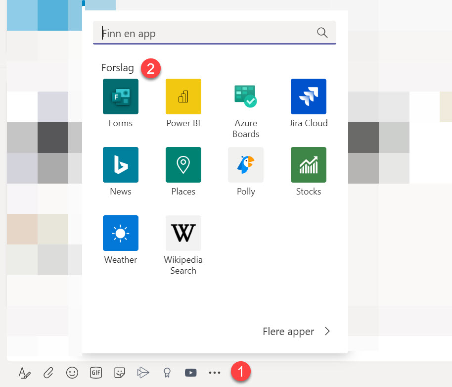 Hvordan lage en undersøkelse i Microsoft Teams kanal eller chat